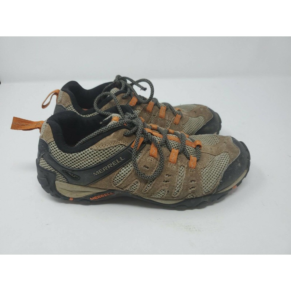 Merrell Accentor Otter/Burnt Orange Leather Hiking Sh… - Gem